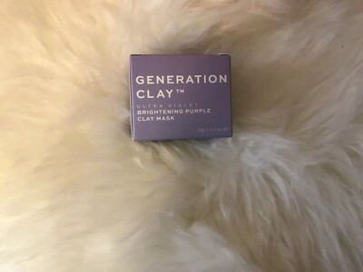 GENERATION CLAY Ultra Violet Brightening Purple Clay Mask 2.1oz BNIB ...