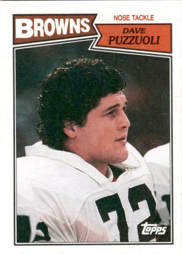 1987 Topps Dave Puzzuoli #95 Cleveland Browns | eBay