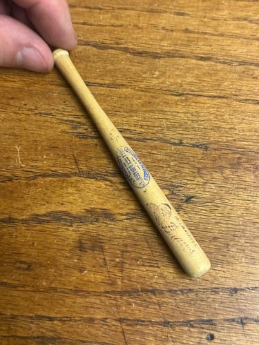 Vintage 1950s Milwaukee Braves Mini Louisville Slugger Bat 4.5 ...