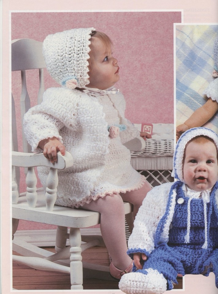 Leisure Arts Crochet Pattern Book 2909 Quick & Easy Baby Layettes ...