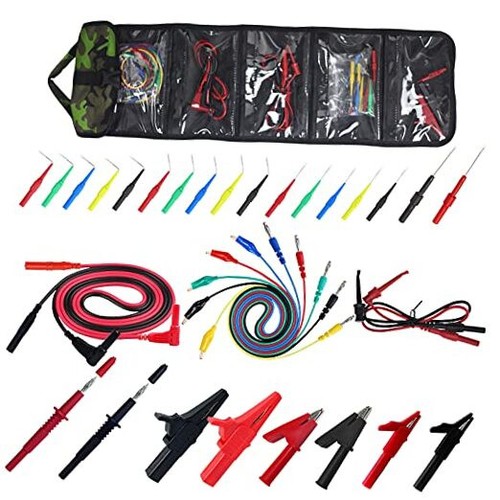 34-in-1 Test Lead and Test Probe Kit for Multimeter Tester | Lead ...