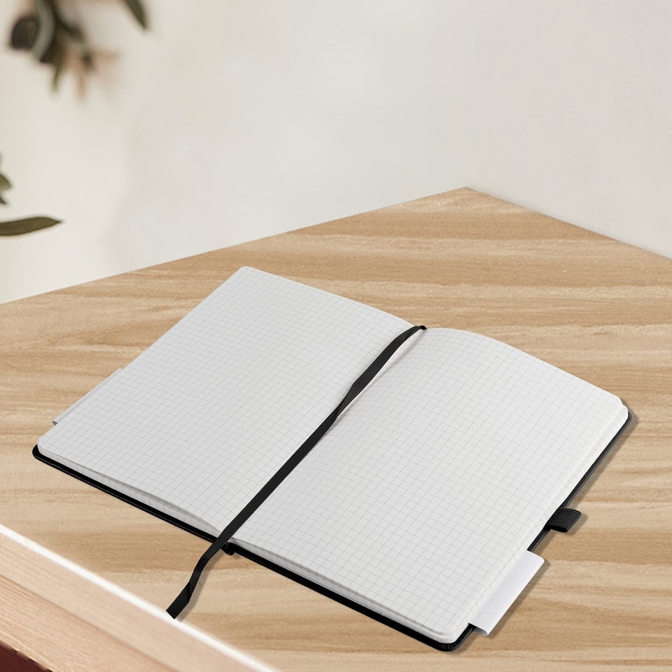 HIJYOO A5 Graph Paper Notebook, Squared Notebook 200 Pages A5 Hardback ...