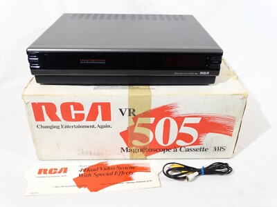 RCA Performance Series VR-505 VHS VCR Player Recorder No Remote Tested ...
