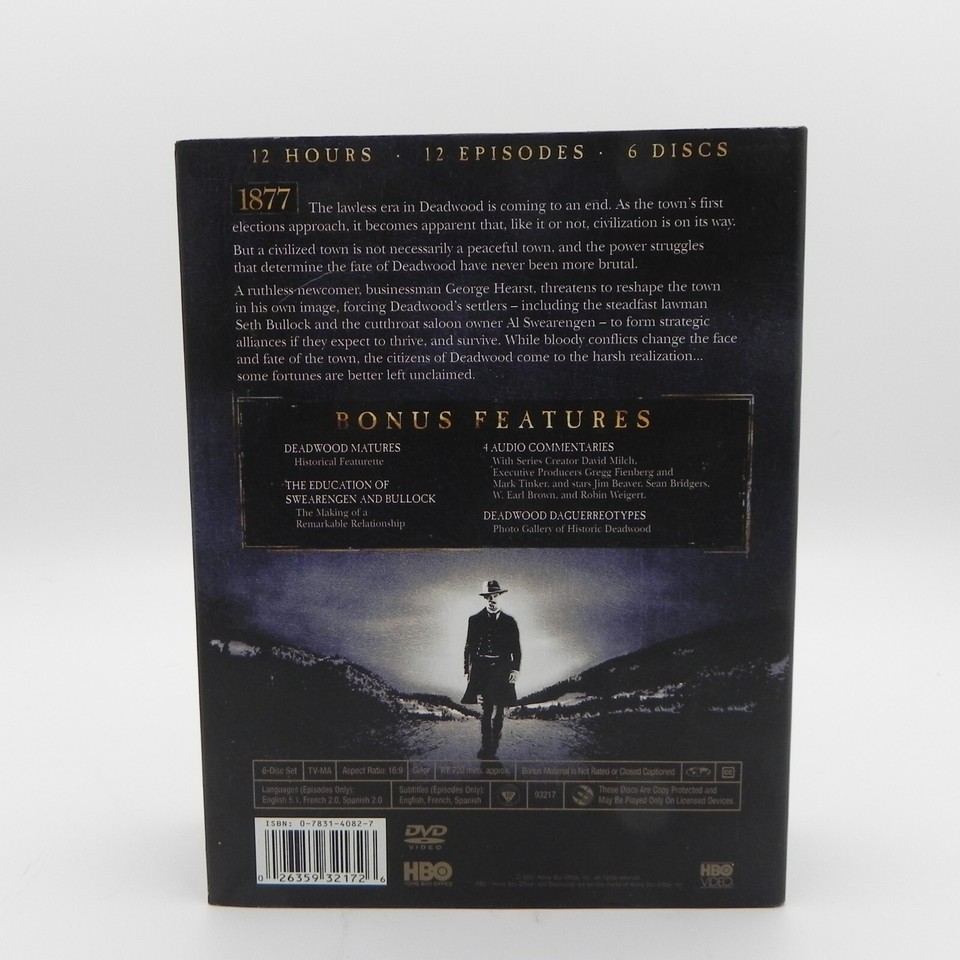 Deadwood Complete Series Seasons 1 2 3 lot DVD Boxed Sets HBO Western ...