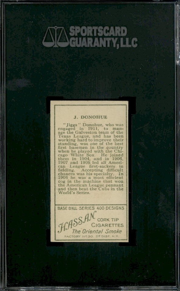 1911 T205 Gold Border Jiggs Donohue - SGC 70 | eBay