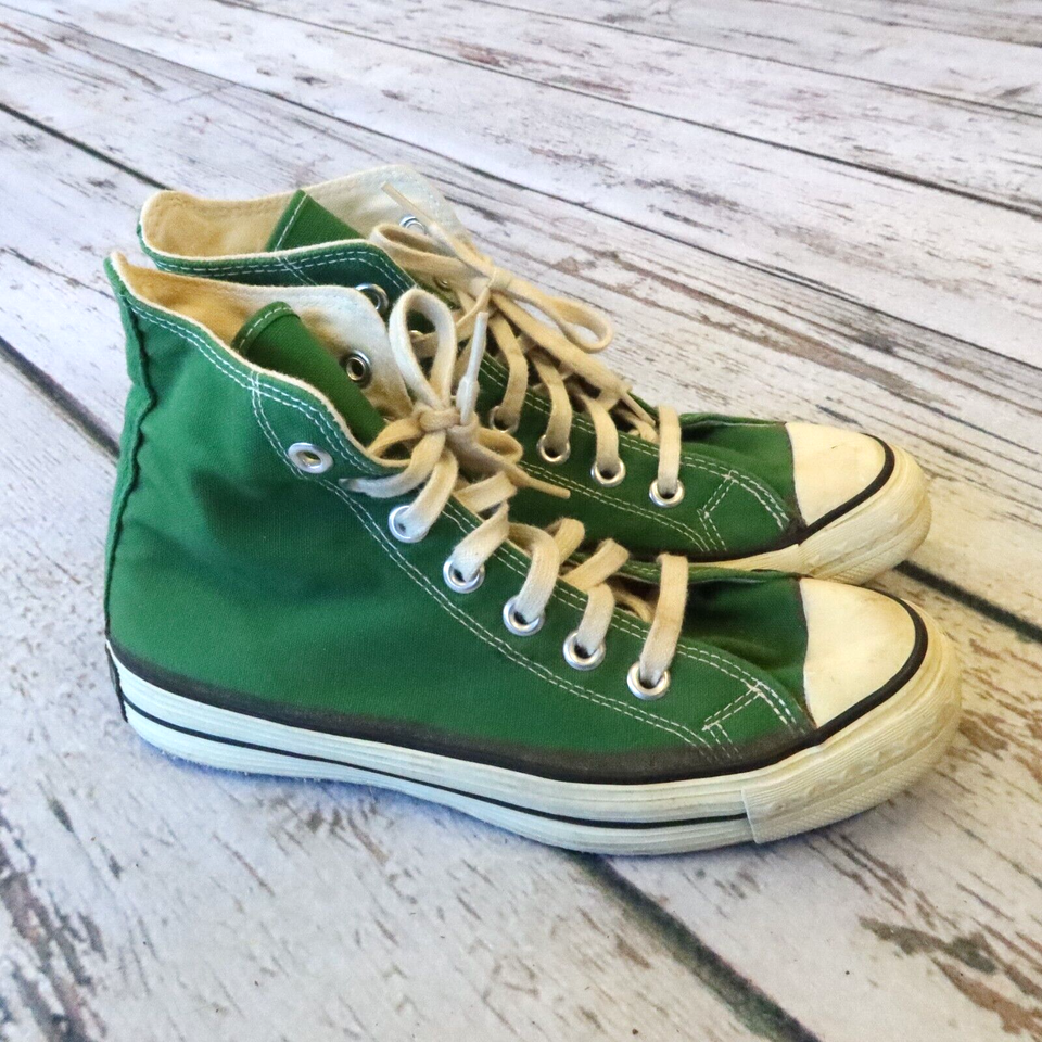 Vintage 60s Converse All Star Chuck Taylor HI Coach Shoes Made in USA ...