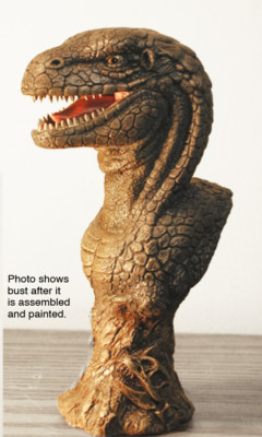 'One Million Years B.C.' Allosaurus resin bust model kit by Joe Laudati ...