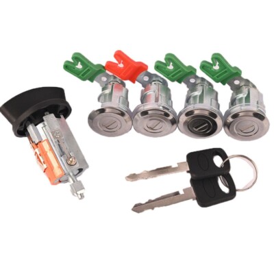 Ignition Cylinder & 4 Door Lock Set 703369 For Ford Econoline Van E150 ...