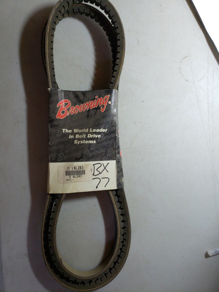NOS BROWNING BX77 GRIPNOTCH V-BELT 21/32"W 7/16"THICK 80" OUTER ...