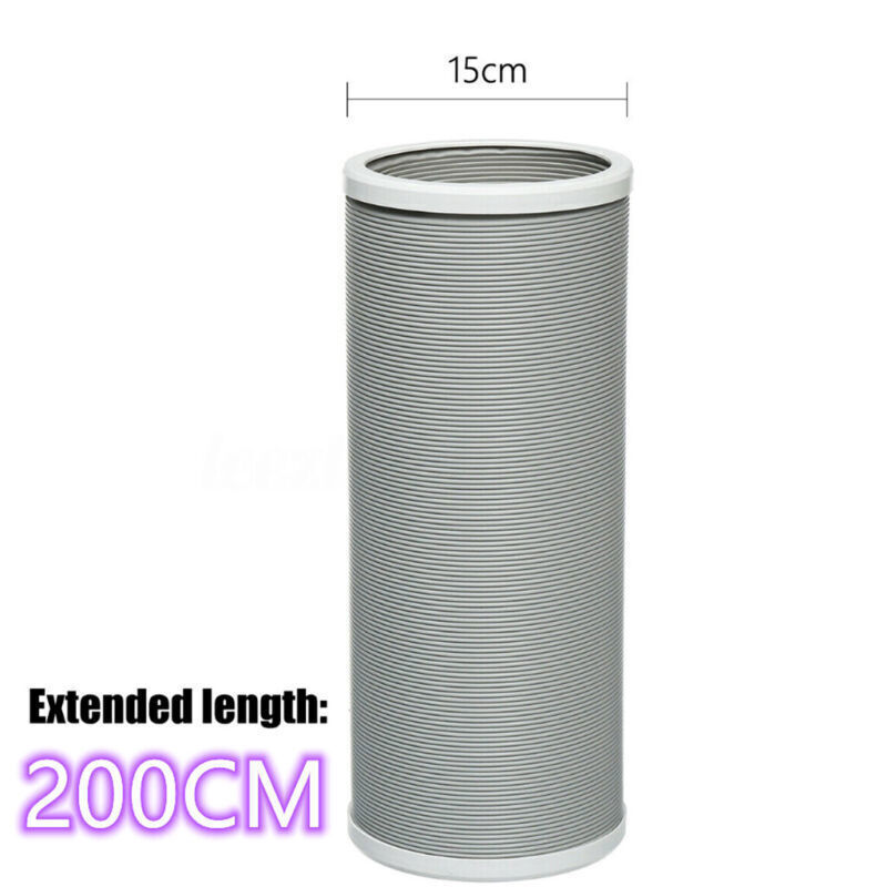1.5M/2M/3M Universal Extra Long Air Conditioner Pipe Duct Extension ...