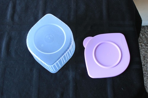 TUPPERWARE FRESH N COOL STORAGE CONTAINER - LAVENDER SEAL - 470ML ...