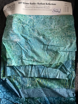 R07 Primo batiks: radiant reflections - Cap#1 By Marcus Fabrics For ...