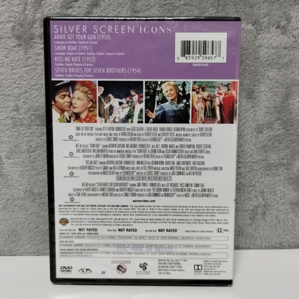 Silver Screen Icons: Broadway Musicals (DVD) New/Sealed 883929596577| eBay