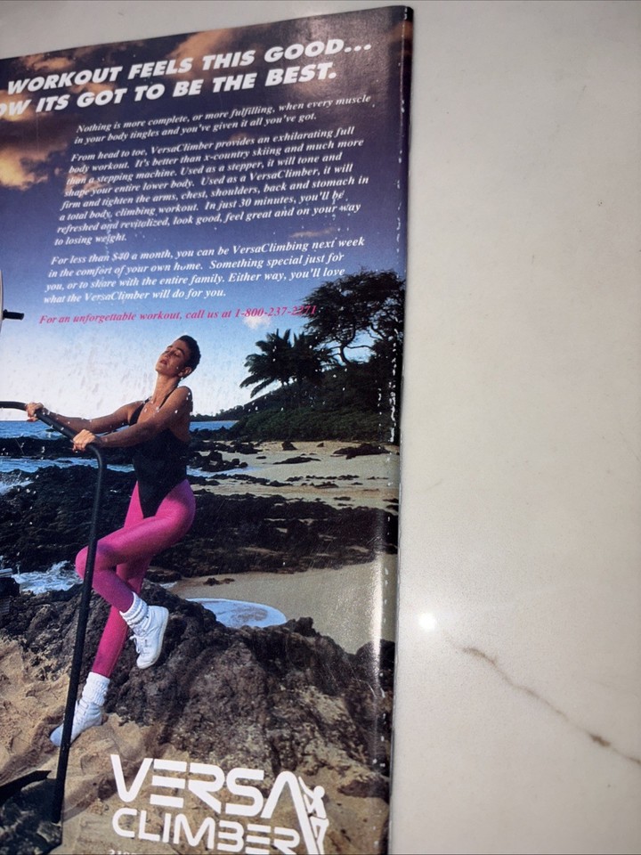 STEPHANIE HARROLD SWIMWEAR ILLUSTRATED Magazine March 1992 USA Swimsuit ...