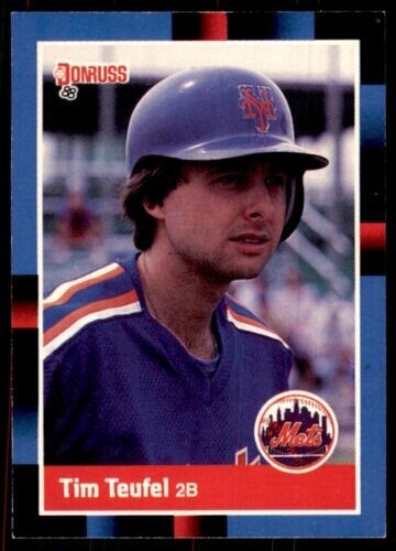 1988 Donruss #648 Tim Teufel 2nd Base New York Mets FREE shipping | eBay