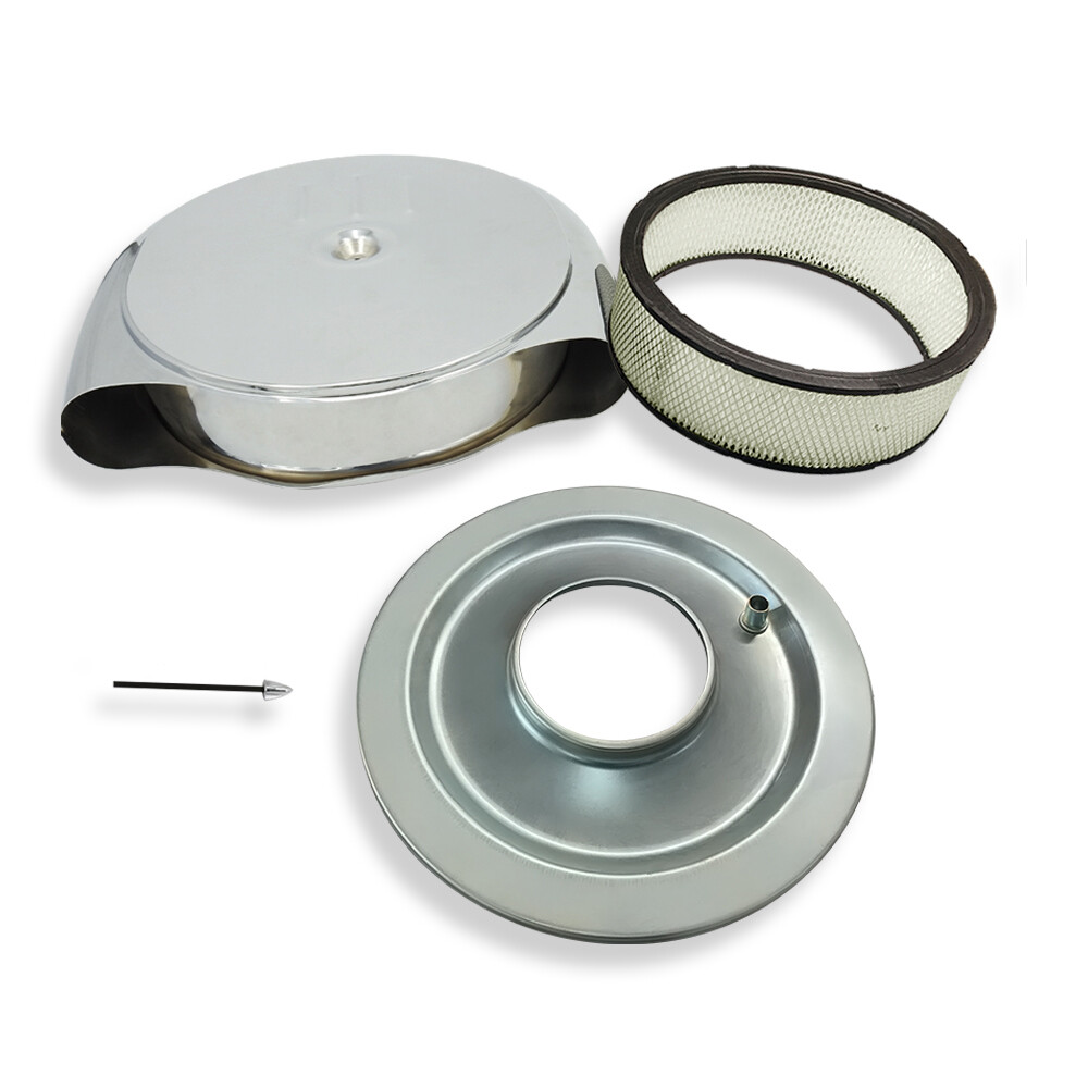 Chrome Retro Air Cleaner Complete Kit For 1951-56 Oldsmobile/Cadilliac ...
