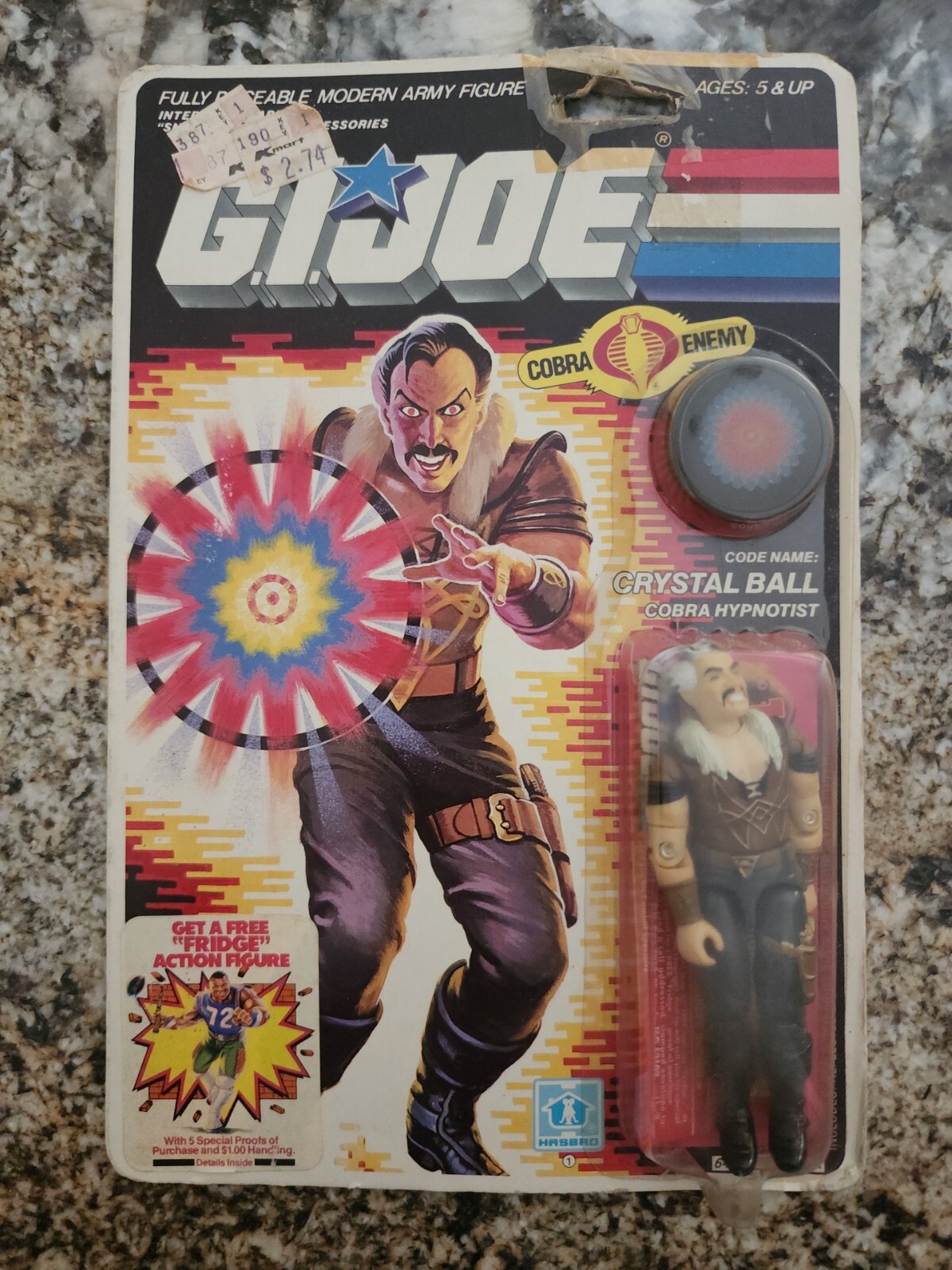 GI joe Hasbro Crystal Ball Action Figure TIGHT JOINTS 1985 for sale ...