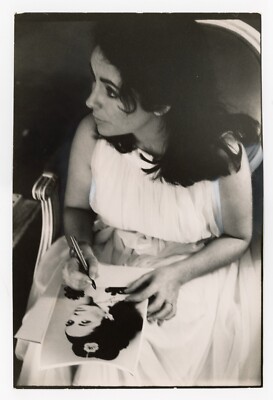 Elizabeth Taylor Roddy McDowall Vintage Photo Hollywood Signing photos ...