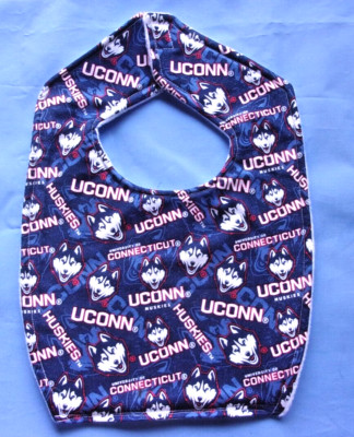 .NEW handmade BABY CHILD BIB University of Connecticut UCONN Huskies ...