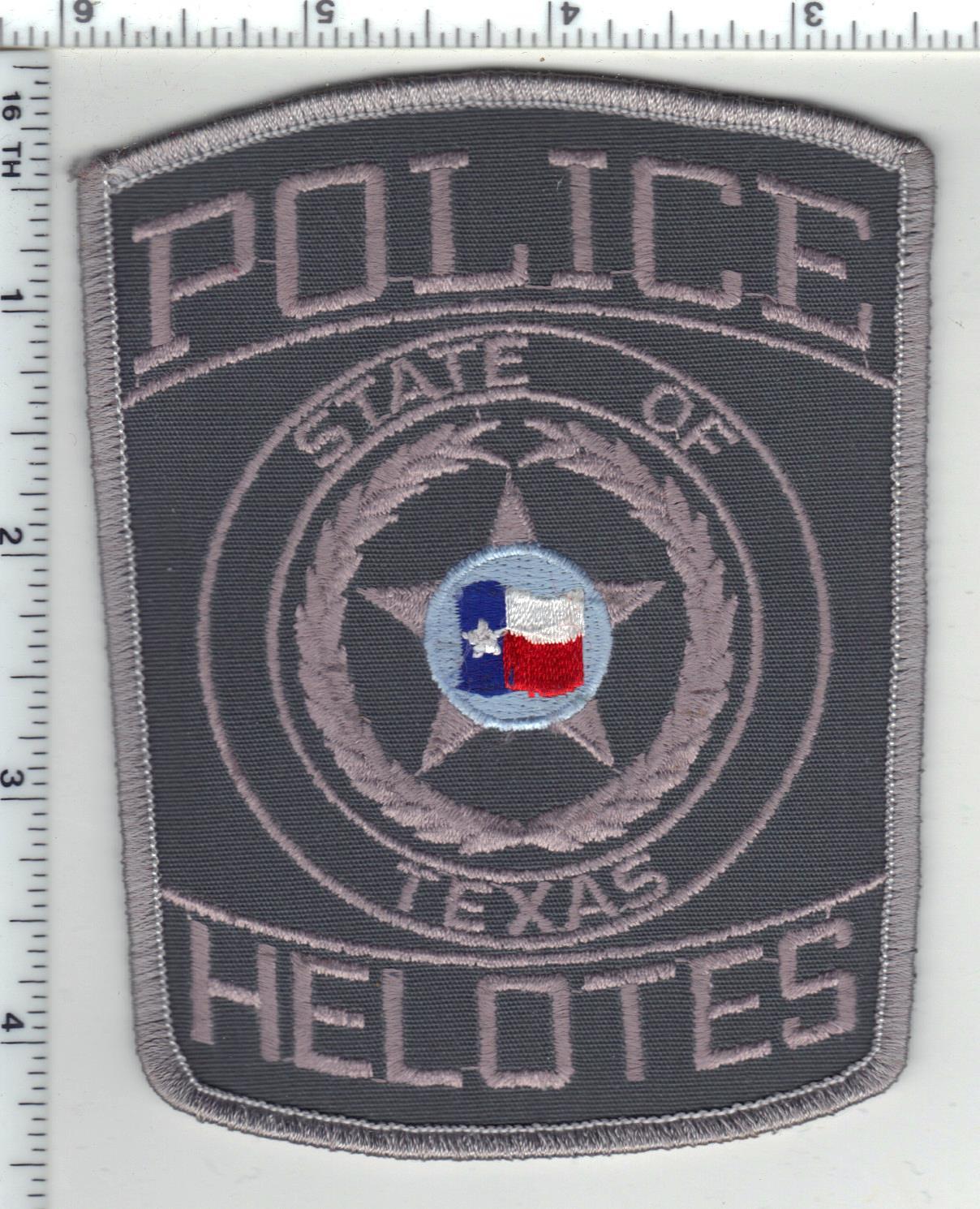 Helotes Police (Texas) 2nd Issue Shoulder Patch | eBay