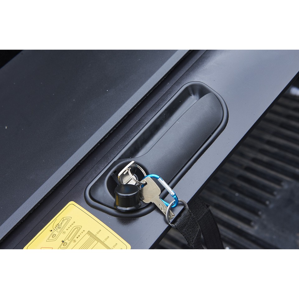 For Tacoma 5ft Tonneau Cover Truck Bed Retractable Waterproof Lockable ...