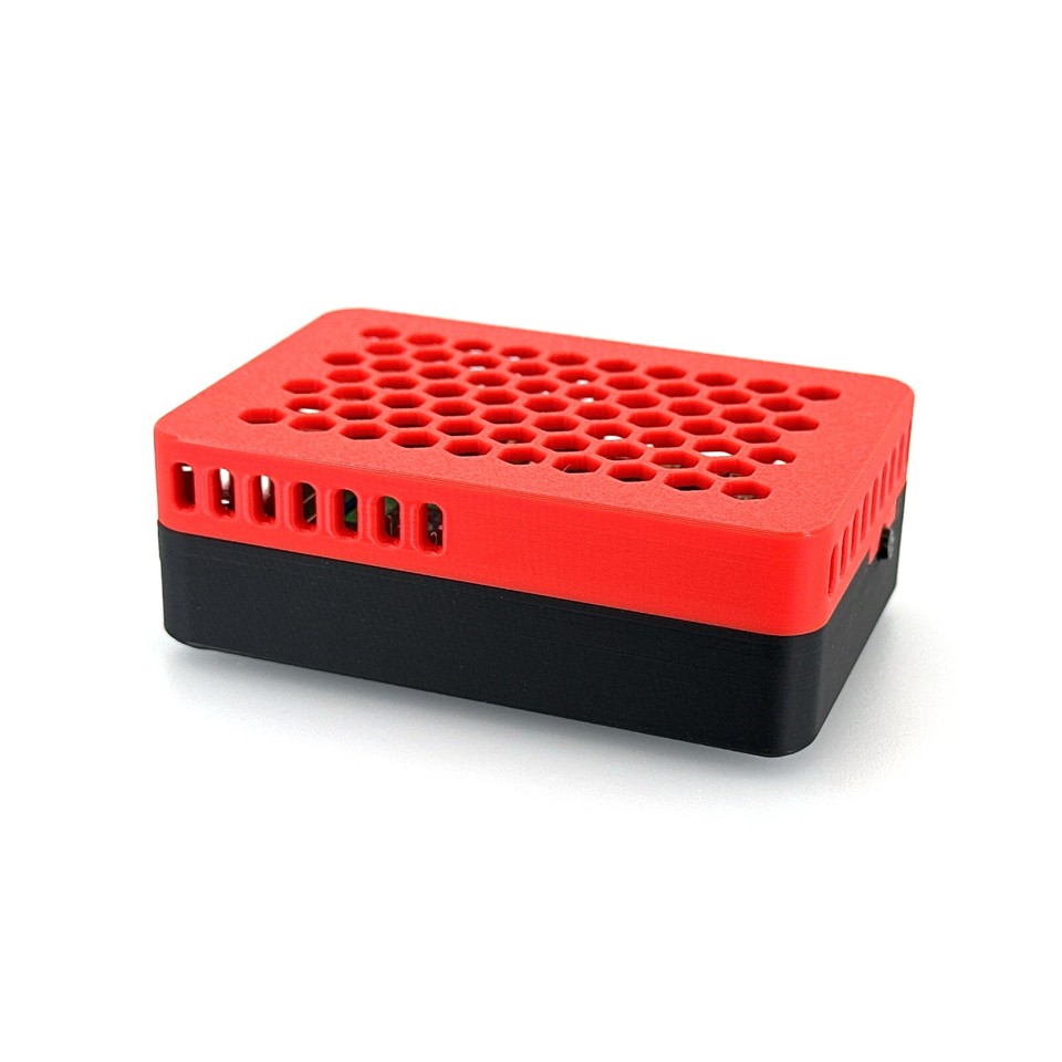 Raspberry Pi 5 Case for Pimoroni NVMe Base - Includes 4 Silicone Bumper ...