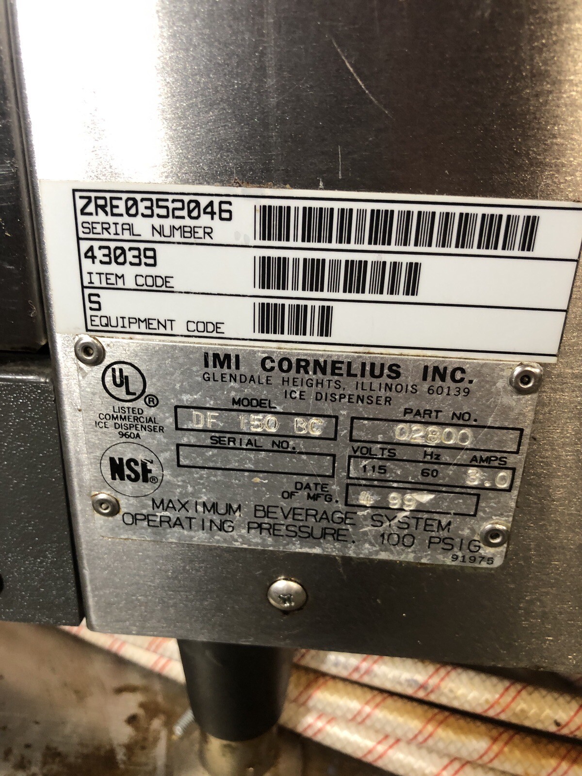 Cornelius 6-Flavor Soda Fountain CORNELIUS DF 150 BC ⚠️⚠️LOCAL PICK UP ...