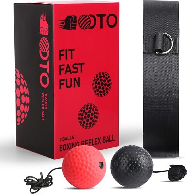 Boxbollen BOXING Reflex Ball on String- Improve Hand Eye Coordination ...
