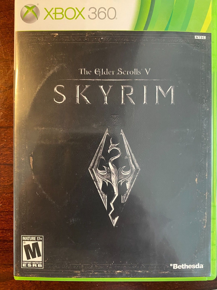 Xbox 360 The Elder Scrolls V Skyrim Complete w/ Map and Pamphlet ...