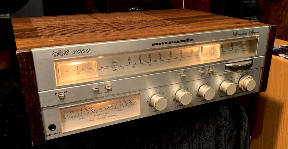 Marantz SR2000 stereo receiver with phono, tape, & aux inputs XLNT ...