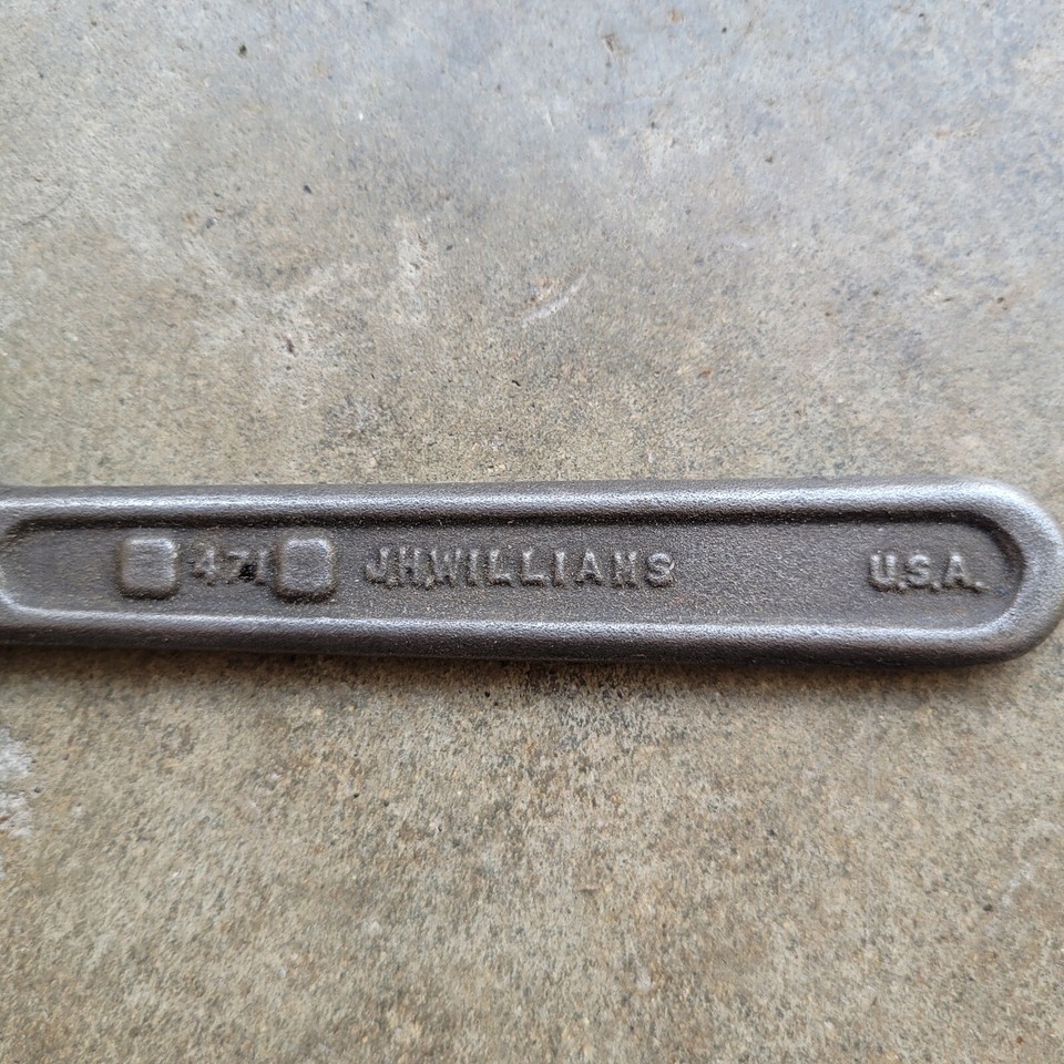 J. H. Williams Tool No 471 Adjustable Hook Spanner Wrench USA | eBay
