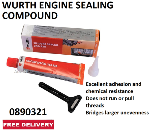 Buy Wurth Engine Sealing Compound Silicone Special 250 0890321 Online ...