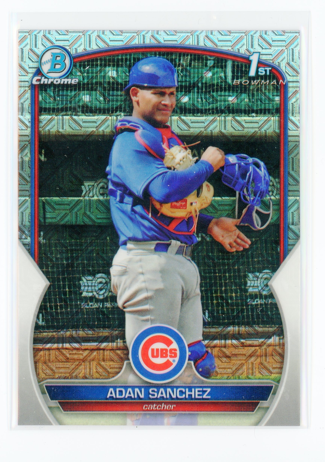 2023 Bowman Chrome Adan Sanchez #BCP-219 Chrome Mojo Refractor Chicago ...