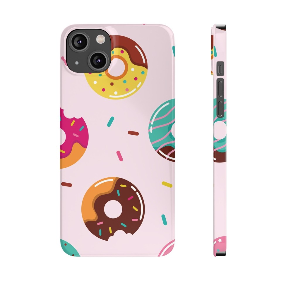 Donuts with Sprinkles Pattern Vector Slim Phone Cases | eBay
