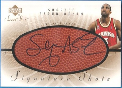 2002-03 SWEET SHOT SIGNATURE SHOTS SHAREEF ABDUR-RAHIM AUTO | eBay