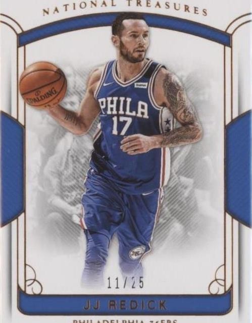 2017-18 Panini National Treasures - J.J. Redick #20 Bronze /25 for sale ...