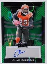 2025 Leaf Metal - Autographs Chad Johnson #BA-CJ1 Green Lava /5 (AU ...