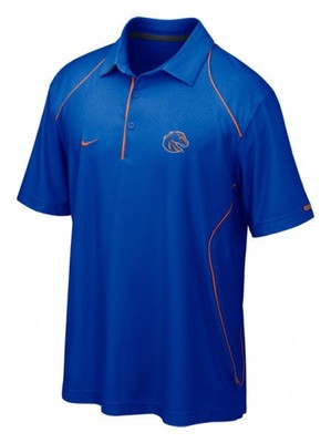 NIKE FIT DRY DRI BOISE STATE BRONCOS BSU COACHES POLO SHIRT XS NEW TOP ...