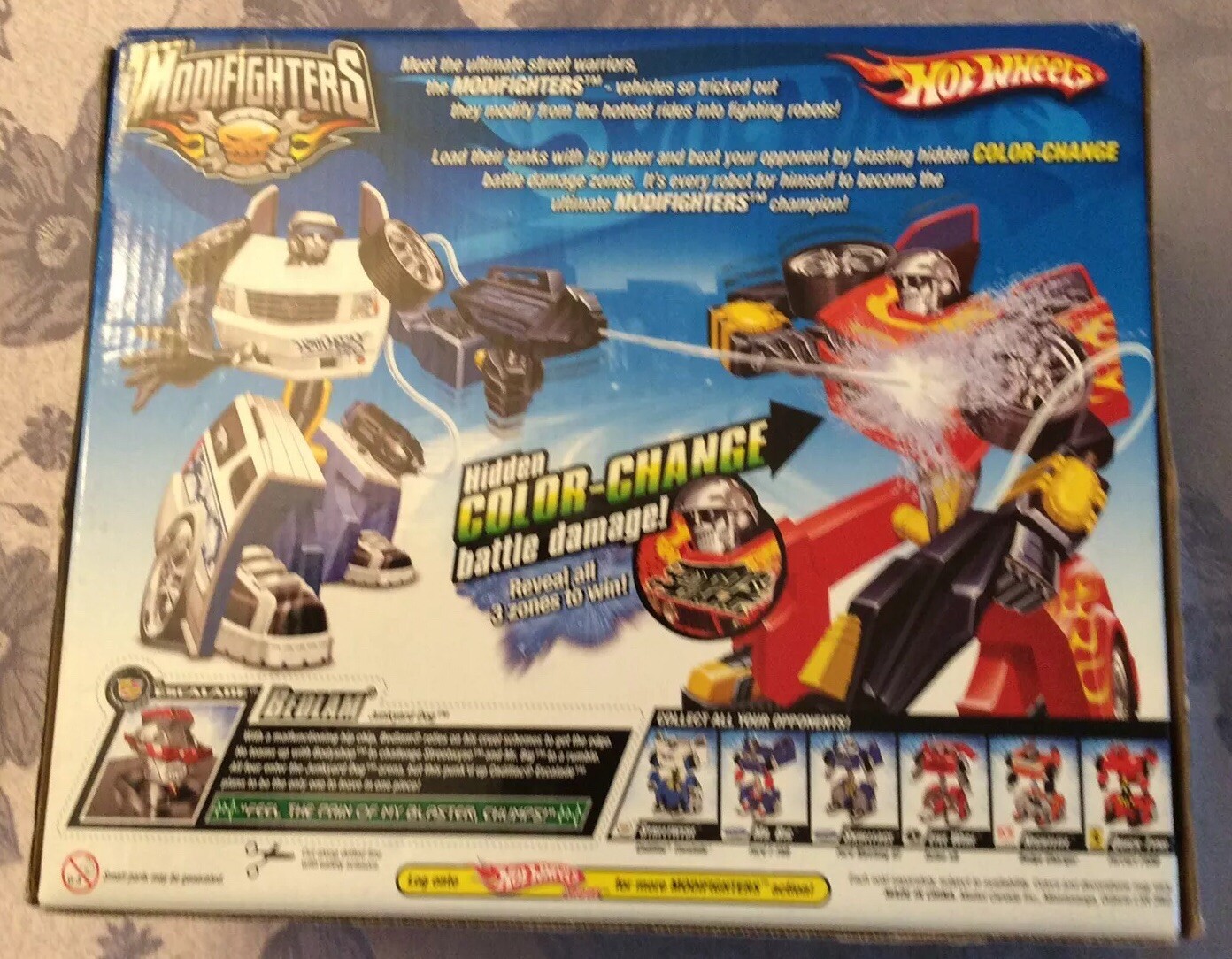 MATTEL HOT WHEELS MODIFIGHTERS ESCALADE BEDLAM JUNKYARD DOG MIB SHIPS ...