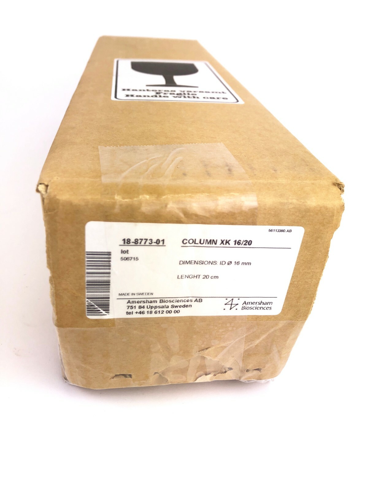 Amersham Biosciences XK 16/20 Column for Liquid Chromotography (18-8773 ...