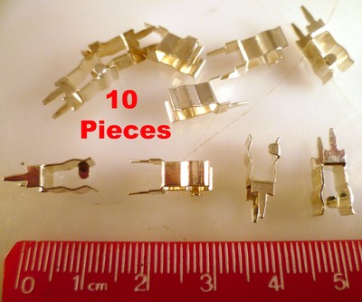 Fuse Holder Clip 5x20mm Silver Plated PCB Mount 10 Pieces MBF007E1 | eBay