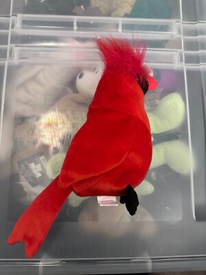 Ty Beanie Babies Mac The Cardinal Plush Toy Vintage Toy Beanie Baby ...