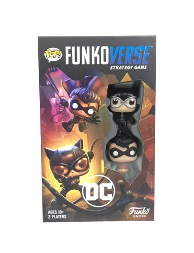 Pop FunkoVerse Strategy Board Game DC Comics Cat woman Robin Funko ...