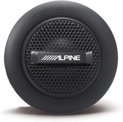 Alpine S-S10TW S-Series 1" Silk Dome Tweeter Set 793276242853| eBay