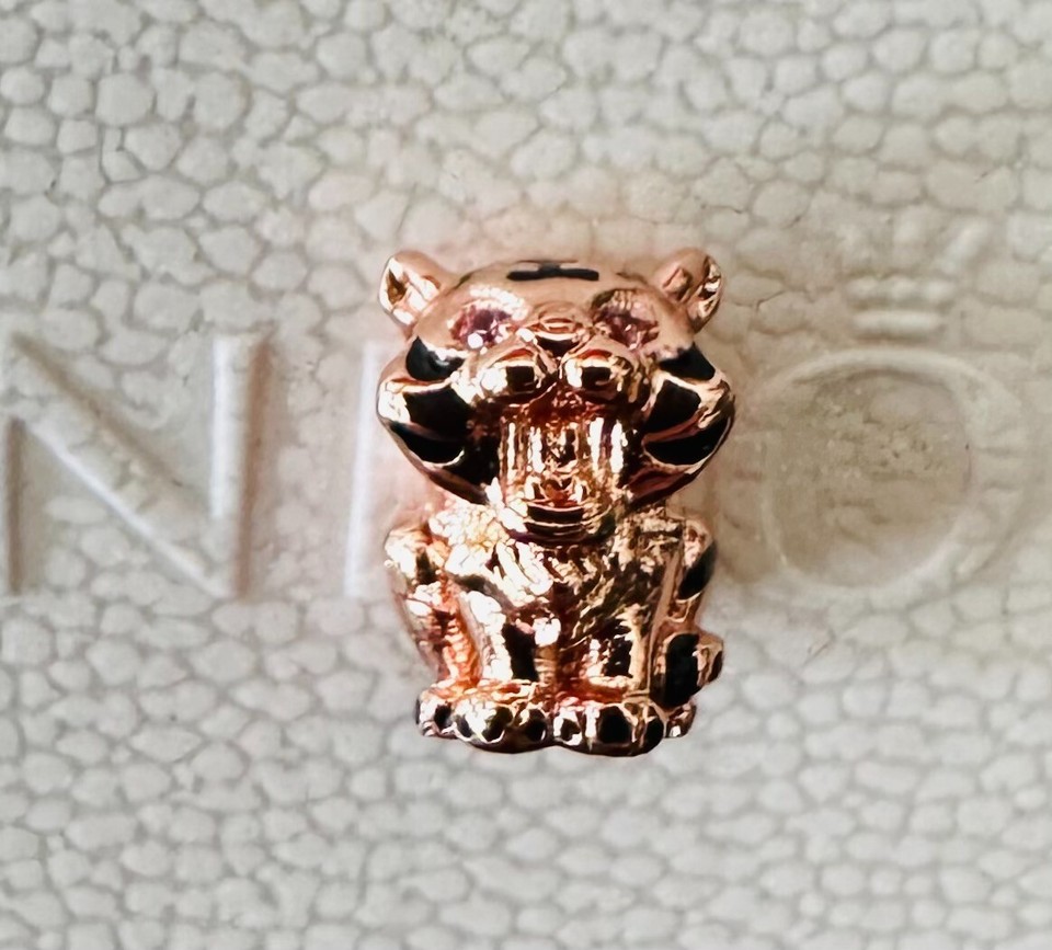 Pandora Rose Gold, Chinese Tiger Charm #780067C01 +Gift Box +Tag | eBay