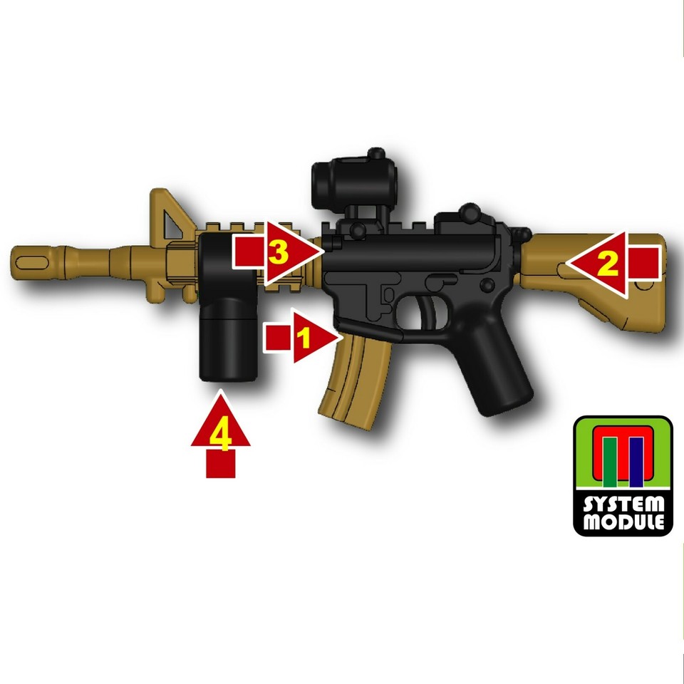 Battle Brick US Army Ranger OCP SF Soldier made with real LEGO® minifig ...