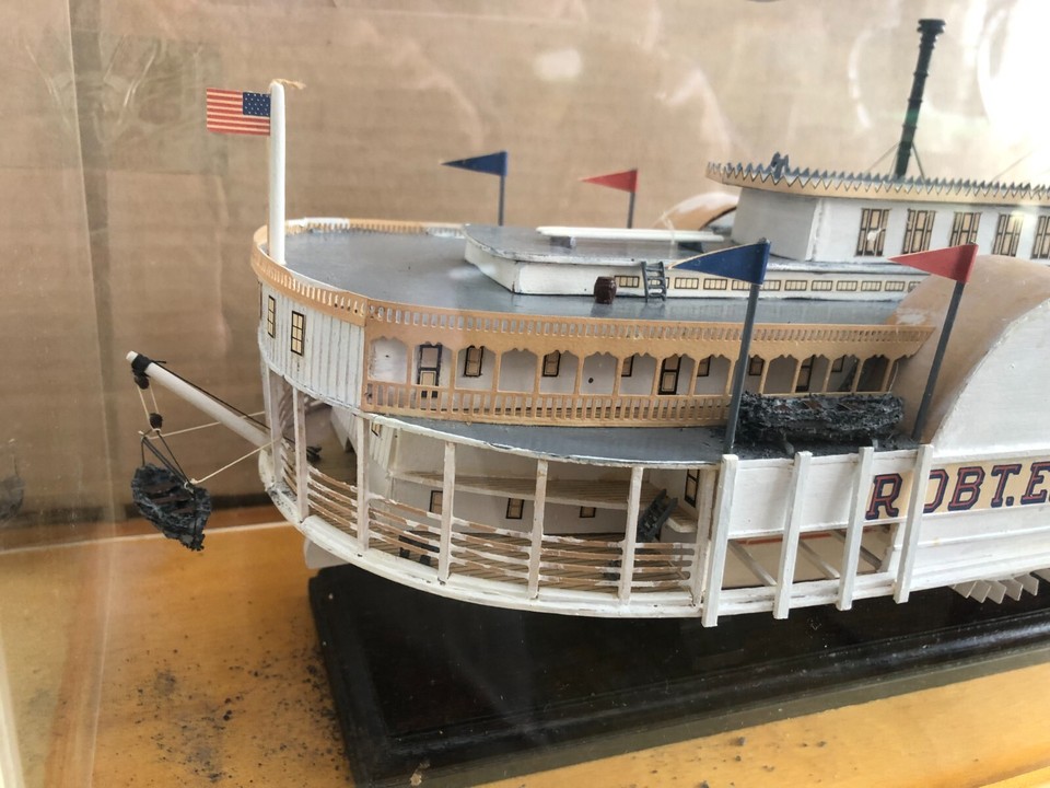 VTG Finished Robert E. Lee Ship Kit Wooden Model Craft Boat 1970s-PICK ...