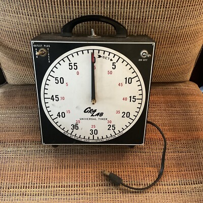 Vintage GRA LAB Universal Timer Model 171 60 minute timer | eBay