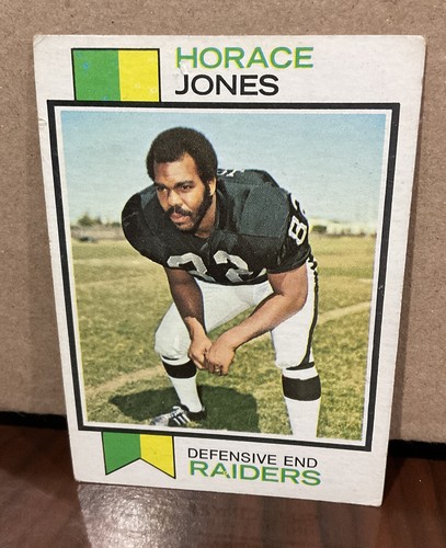 HORACE JONES 1973 TOPPS FOOTBALL CARD #261 - OAKLAND RAIDERS | eBay ...