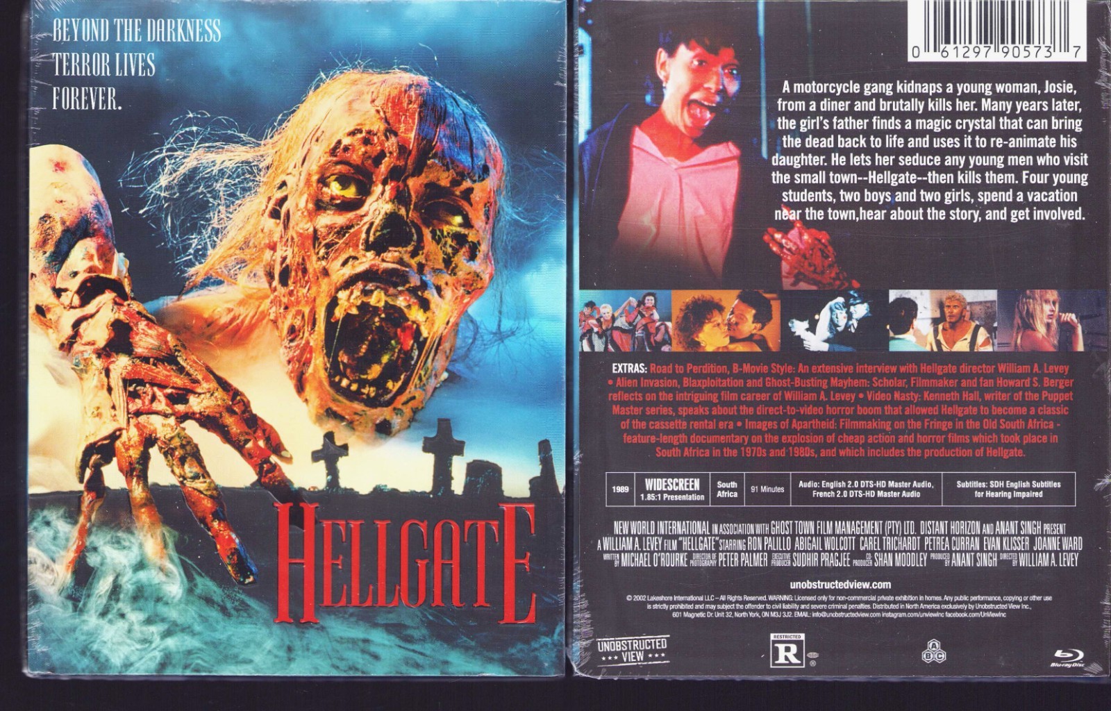 HELLGATE (Blu Ray) 1989 Horror Cheese with Slipcover - New & Sealed | eBay